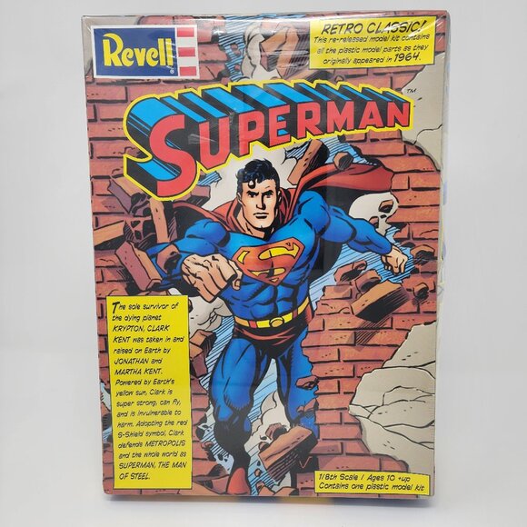 DC Comics | Toys | Vintage 999 New Sealed Revell Superman Dc Comics ...
